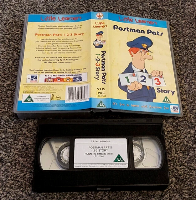 POSTMAN PAT 123 Story Its Fun To Learn With Pat Pal Vhs Video Kids ...