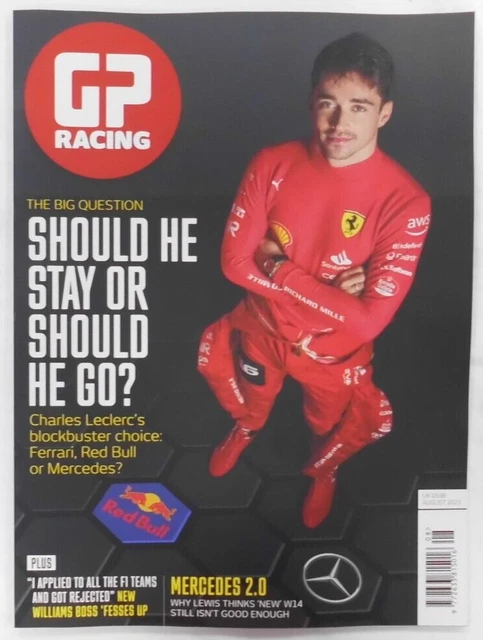 GP (F1) RACING magazine Aug 2023 Formula One Charles Leclerc: Stay or ...