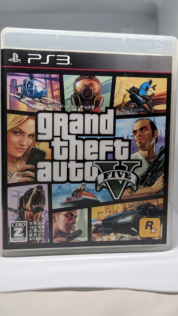 GRAND THEFT AUTO V Five GTA 5 (Playstation 3, PS3) disque de jeu ...