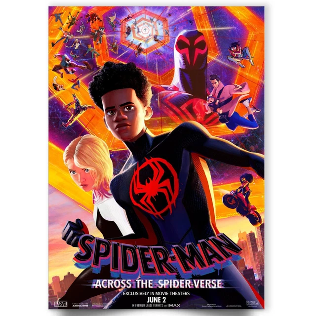 Spider-man Across The Spider-verse Movie 2023 Poster A4 Marvel $2.52 