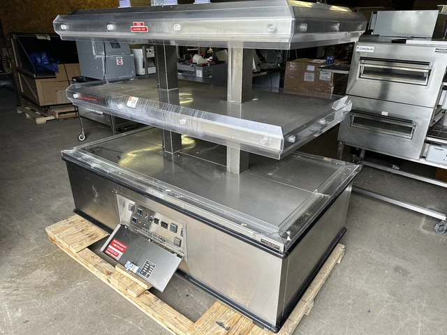 2019 CUSTOM DELI DILW4H Double Shelf Grab-n-Go Hot Food Merchandiser ...