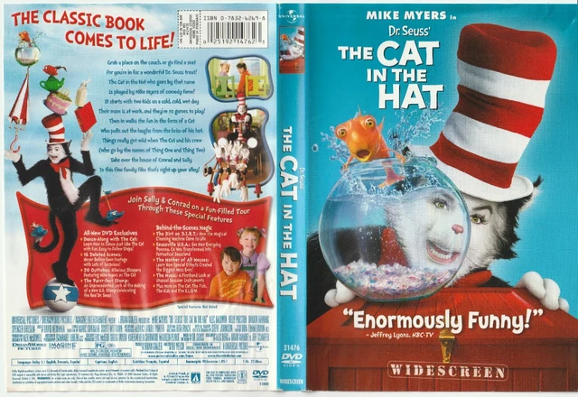DR. SEUSS THE Cat in the Hat (DVD, 2004, FULLFRAME PG) MIKE MYERS ...