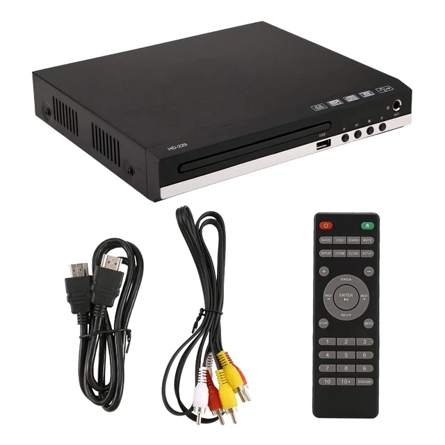 1080P CD/EVD/VCD DVD Player Outputs Home Digital Media Player with USB ...