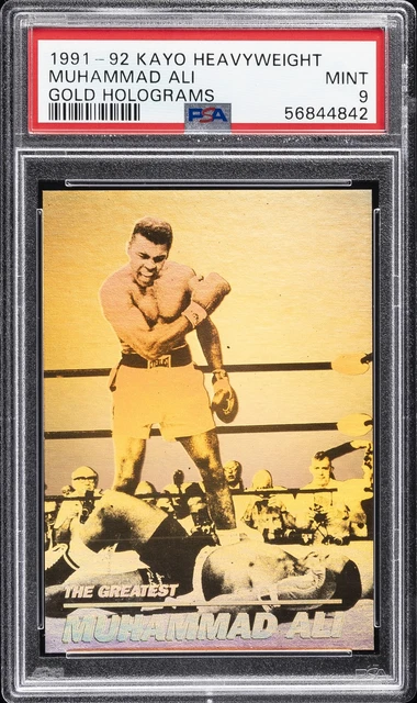 1991-92 KAYO HEAVYWEIGHT Gold Holograms Muhammad Ali Psa 9 £90.34 ...