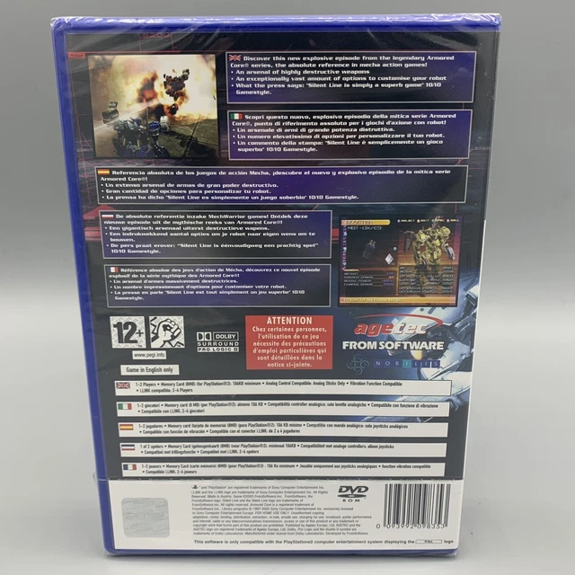 SILENT LINE ARMORED Core PS2 PlayStation 2 Video Game UK PAL - New ...