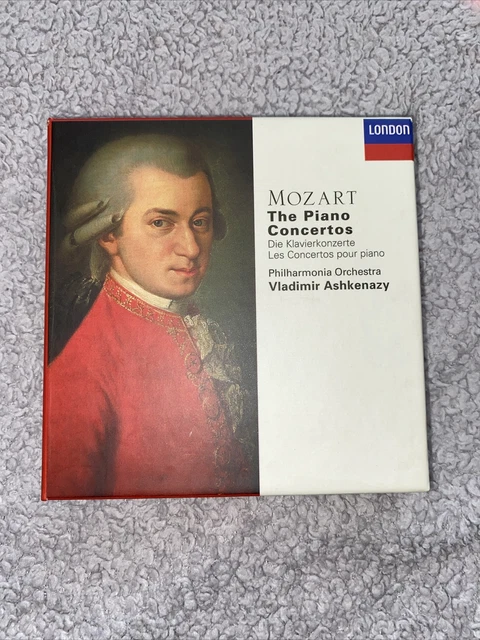 WOLFGANG AMADEUS MOZART - Piano Concertos CD Box Set 10 discs (1995 ...