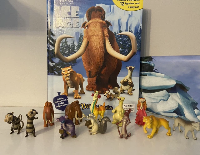 JUEGO DE JUEGO Ice Age My Busy x 12 figuras Manny Sid Diago Crash Eddie ...