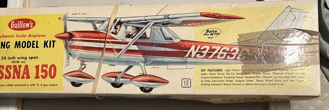 KIT MODÈLE DÉCOUPE laser Guillow's Cessna 150 EUR 28,62 - PicClick FR