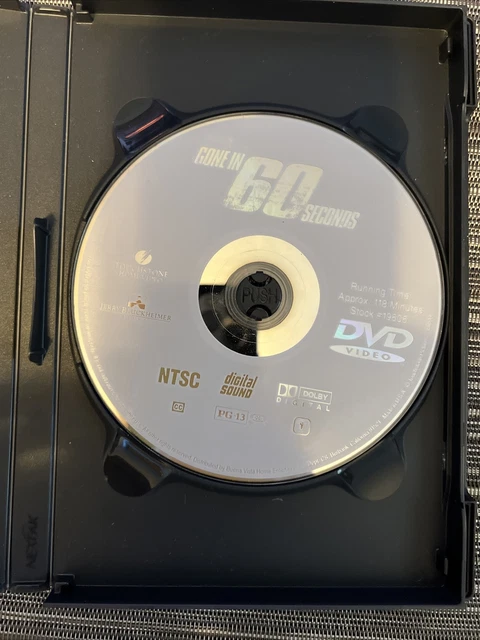 GONE IN 60 Seconds - DVD - Disc Only $1.94 - PicClick CA