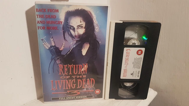 RETURN OF THE Living Dead Part 3 Ex-Rental Big Box Vhs Video £30.00 ...