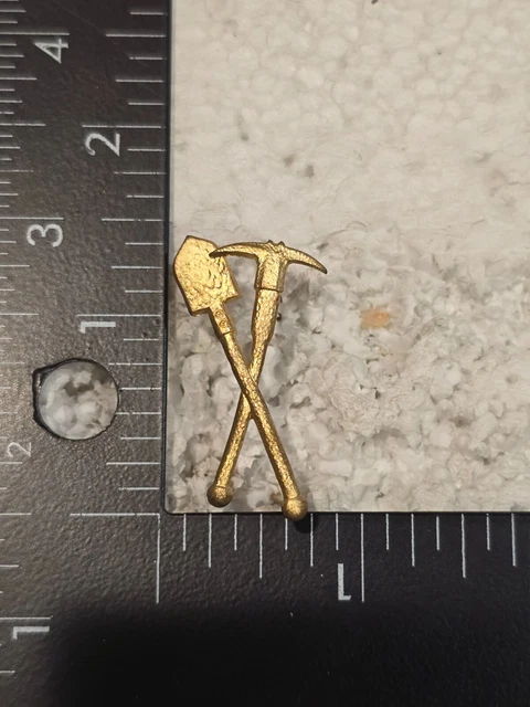 ORIGINAL WW2 GERMAN Collar Tab Cypher SA Sturm Pioneer Engineer Gold ...