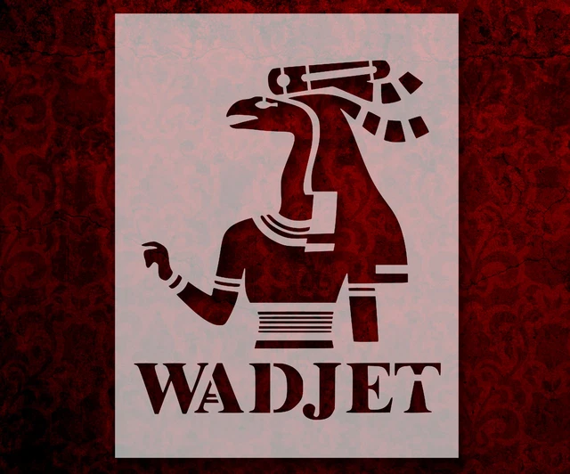ANCIENT EGYPTIAN GOD Wadjet Stencil Reusable 8.5 x 11 Inches for ...