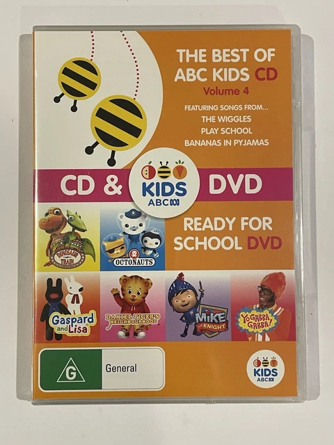 THE BEST OF ABC KIDS CD Volume 4 & Ready for School DVD NEW SEALED R4 ...