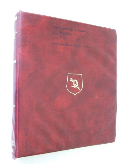 STANLEY GIBBONS 'AUSTRALIA' Luxury Padded 4-Ring Stamp Album £20.00 ...