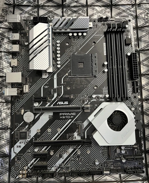 ASUS PRIME X570-P Socket AM4 DDR4 ATX Gaming Desktop PC Motherboard £57 ...