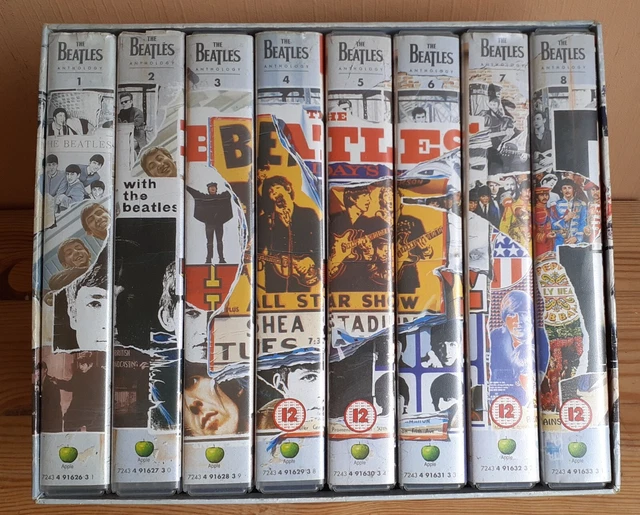 THE BEATLES ANTHOLOGY VHS Video Box Set of 8 Video Tapes VGC - EMI Apple 1996 £9.85 - PicClick UK