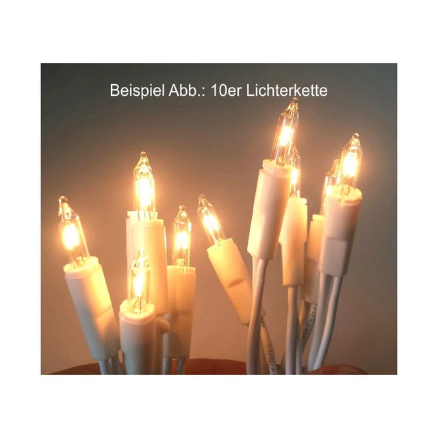 10 Er Lichterkette Fur Schwibbogen