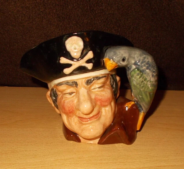ROYAL DOULTON LONG John Silver Character Jug Rg No. 6404 Approx 10Cm ...