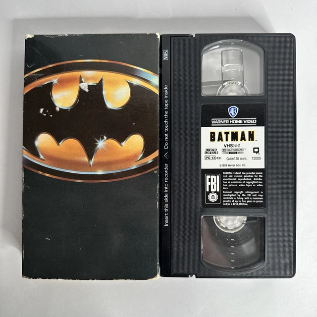 BATMAN JACK NICHOLSON Michael Keaton VHS Warner Brothers 1989 £8.09 - PicClick UK