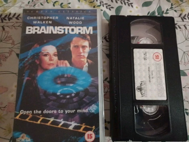 BRAINSTORM VHS VIDEO EXCELLENT CONDITION Natalie Wood, Christopher ...