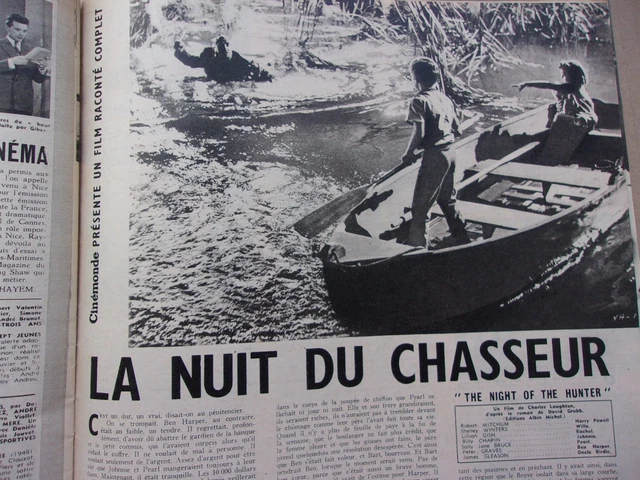 CINÉMONDE N°1125 DE 1956 : Gilbert Bécaud-Juliette Gréco-Line Renaud ...