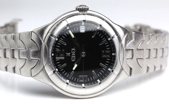 EBEL TYPE E Quartz Mens Watch, Black Dial, 9187C41 EUR 607,10 - PicClick IT
