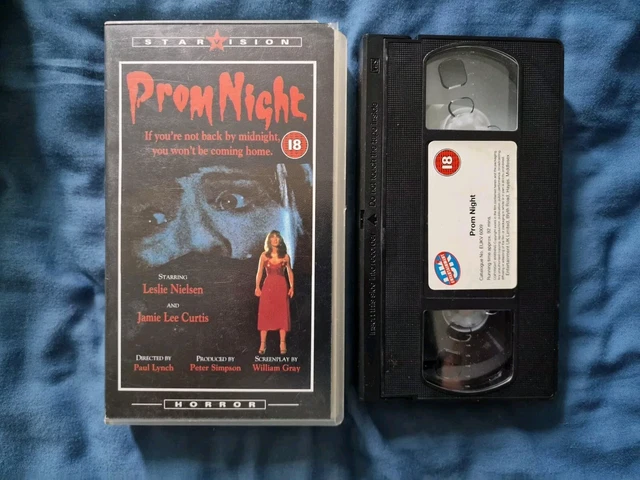 PROM NIGHT ( VHS PAL ) Jamie Lee Curtis / Dir- Paul Lynch / Horror ...