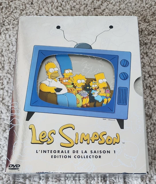 COFFRET 3 DVD Les Simpson L'intégrale de la Saison 1 Edition Collector ...