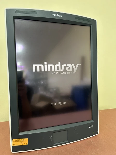 MINDRAY V21 PATIENT Monitor 0998-UC-1800-201 With V Dock 0998-00-1801 ...