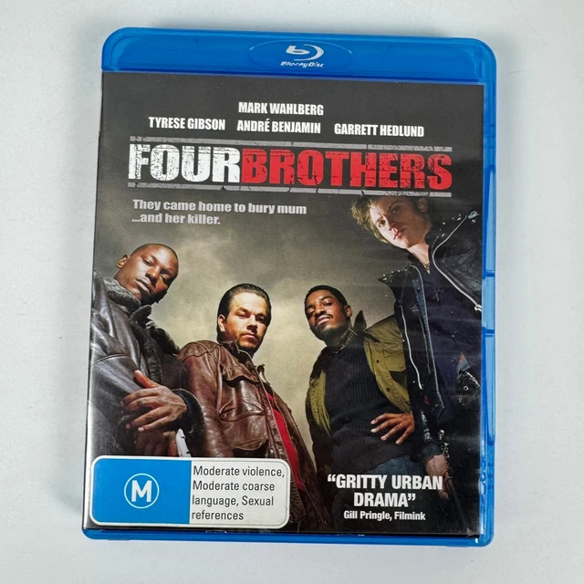 FOUR BROTHERS (BLU-RAY 2005) Mark Wahlberg Tyrese Gibson Andre Benjamin ...
