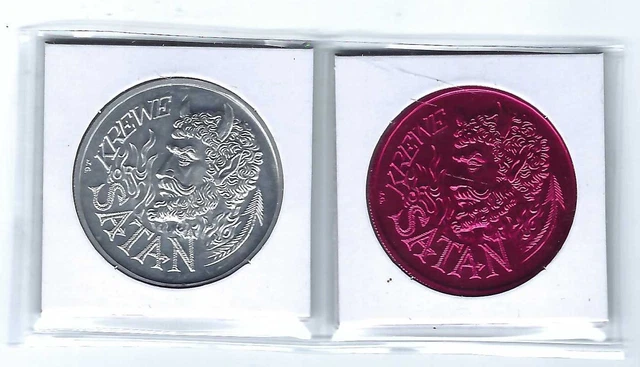 JACK THE RIPPER Serial Killer Knife Murderer Satan Devil Doubloon Coins ...