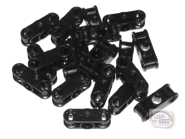 LEGO TECHNIC - 3L Perpendicular Axle & Pin Connector - Black - New ...