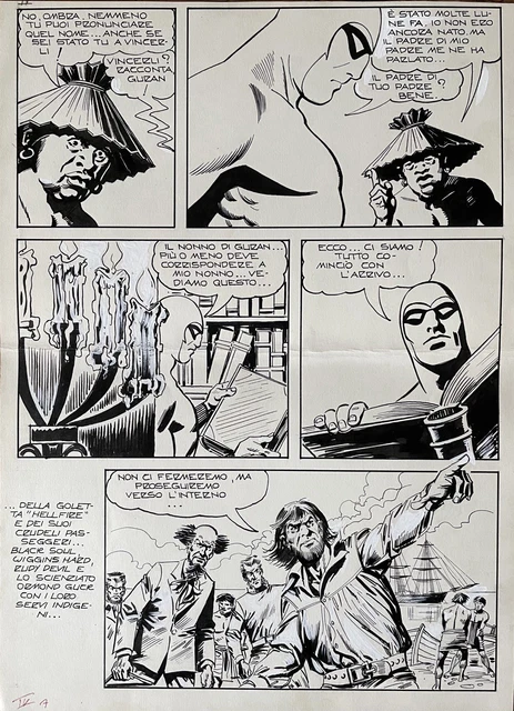 PLANCHE ORIGINALE DE Mario Pedrazzi Le Fantôme Du Bengale EUR 100,00 ...