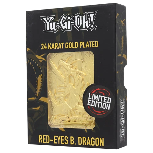 YU-GI-OH! [LIMITED EDITION] - 24K Gold / Red-Eyes B. Dragon EUR 34,95 ...