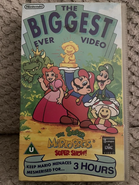 THE BIGGEST EVER Super Mario Bros VHS Video 3 Hrs £31.91 - PicClick UK