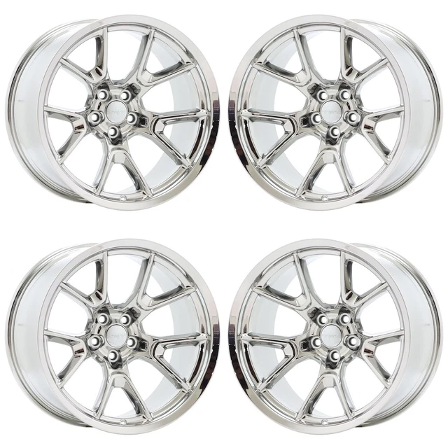 20X11& CHARGER CHALLENGER WIDE BODY Bright Chrome wheels rims Factory ...
