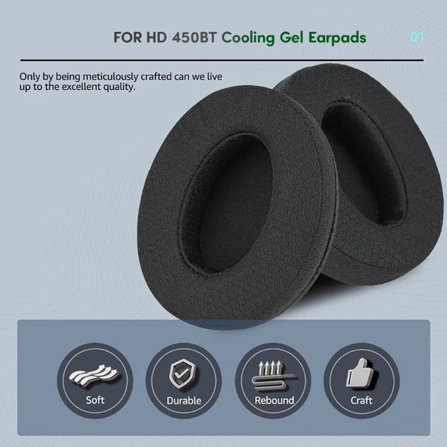 SOFT EAR PADS Noise Cancelling Ear Cushions for HD4.50BT Headset ...