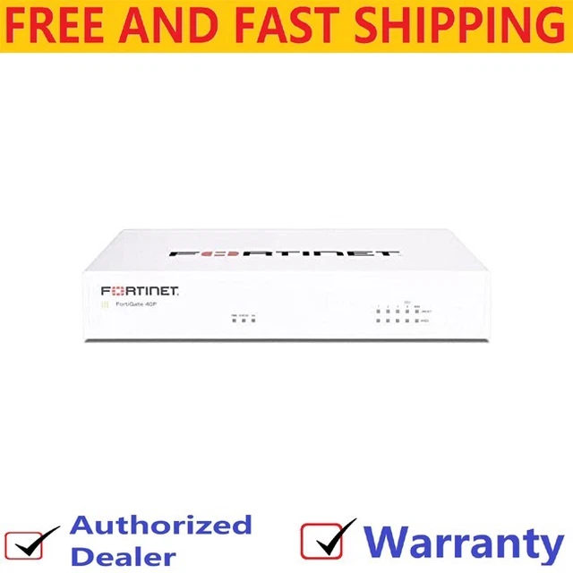 FORTINET FORTIGATE FG-40F Network Security/Firewall Appliance - 5 Port ...
