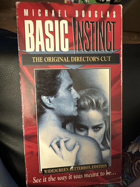 BASIC INSTINCT (VHS, 1994, Widescreen Original Directors Cut) £8.85 - PicClick UK
