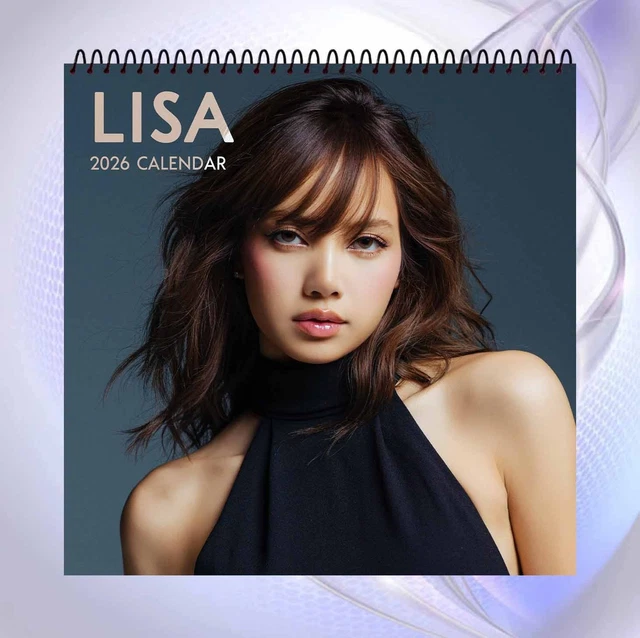 LISA 2026 CALENDAR, K-Pop Idol Wall Calendar, Blackpink Fan Gift ...