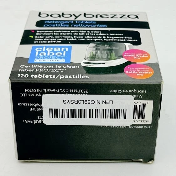 BABY BREZZA DETERGENT Tablets for Bottle Washer Pro 120 Tablets $22.99 ...
