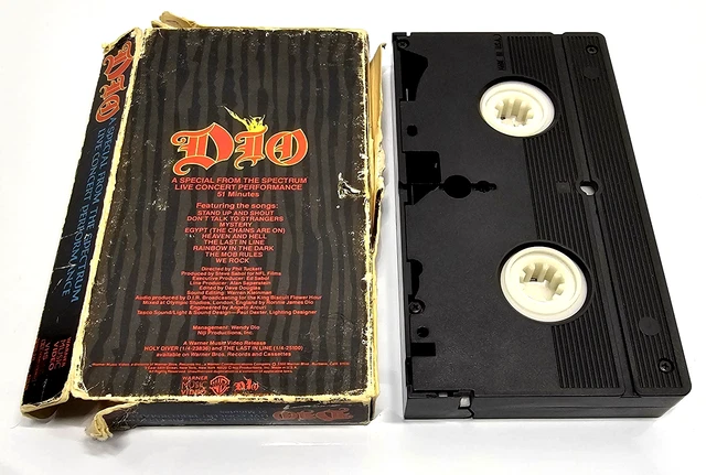 DIO A SPECIAL From The Spectrum Live Concert Performance VHS 1984 £22. ...