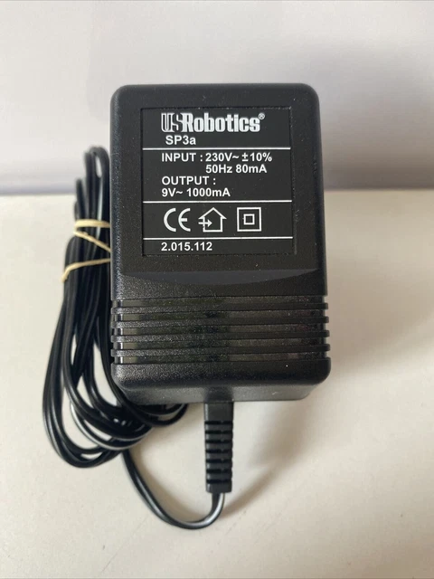 US ROBOTICS SP3A 9v 1000mA AC Power Supply Unit PSU Adapter Transformer ...