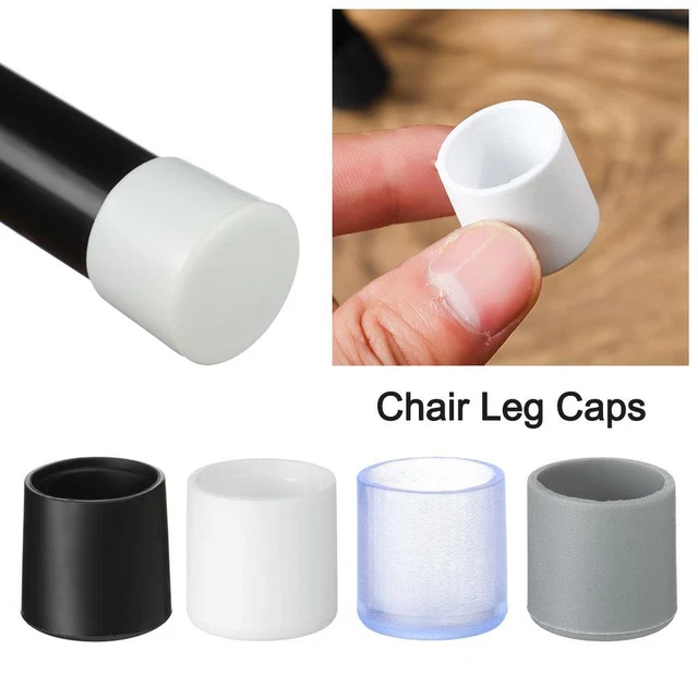 FLOOR PROTECTORS PLASTIC Pipe Cover Furniture Feet Chair Leg Caps ...