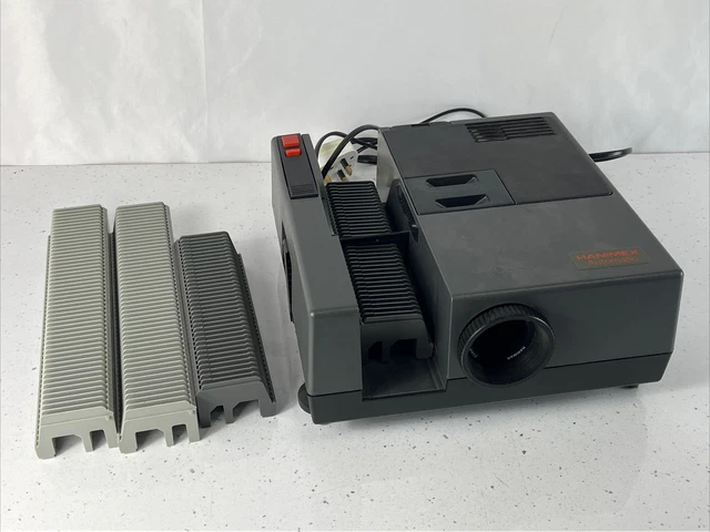 VINTAGE HANIMEX AUTOMATIC 35mm Slide Projector #232 £19.95 - PicClick UK