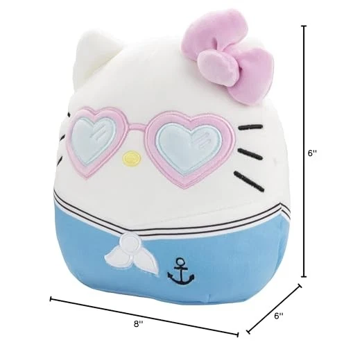 SQUISHMALLOWS ORIGINAL 8-INCH Hello Kitty Heart Glasses - Official ...