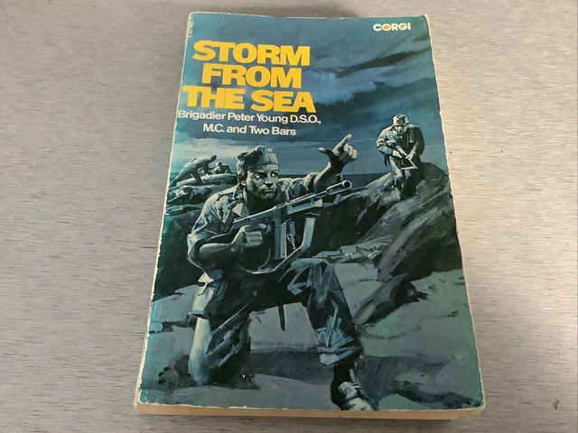 STORM FROM THE Sea Brigadier Peter Young 1974 Corgi 1ère édition livre ...