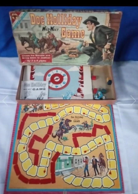 VINTAGE DOC HOLLIDAY Wild West Board Game $30.00 - PicClick CA