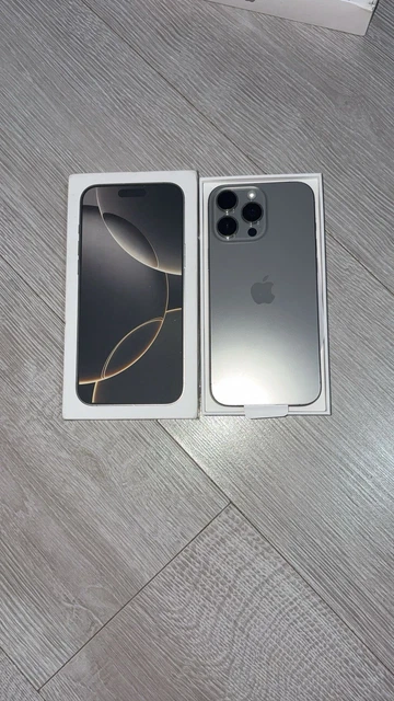 APPLE IPHONE 16 Pro Max 256GB 5G SIM-Free 6.9" Smartphone - Natural ...