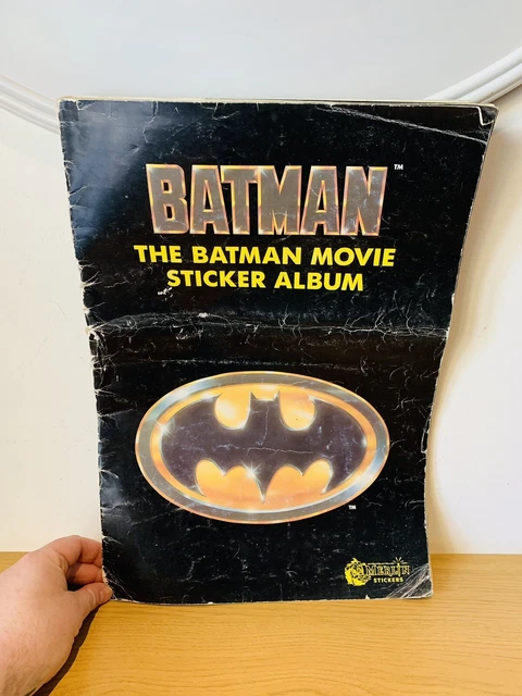 BATMAN THE MOVIE Sticker Album Merlin With 158/206 Stickers 1989 75% ...